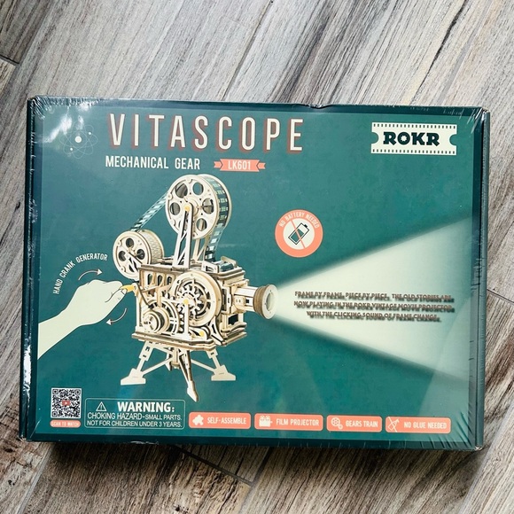 Toys | Rokr Vitascope Movie Projector 3d Wooden Puzzle | Poshmark